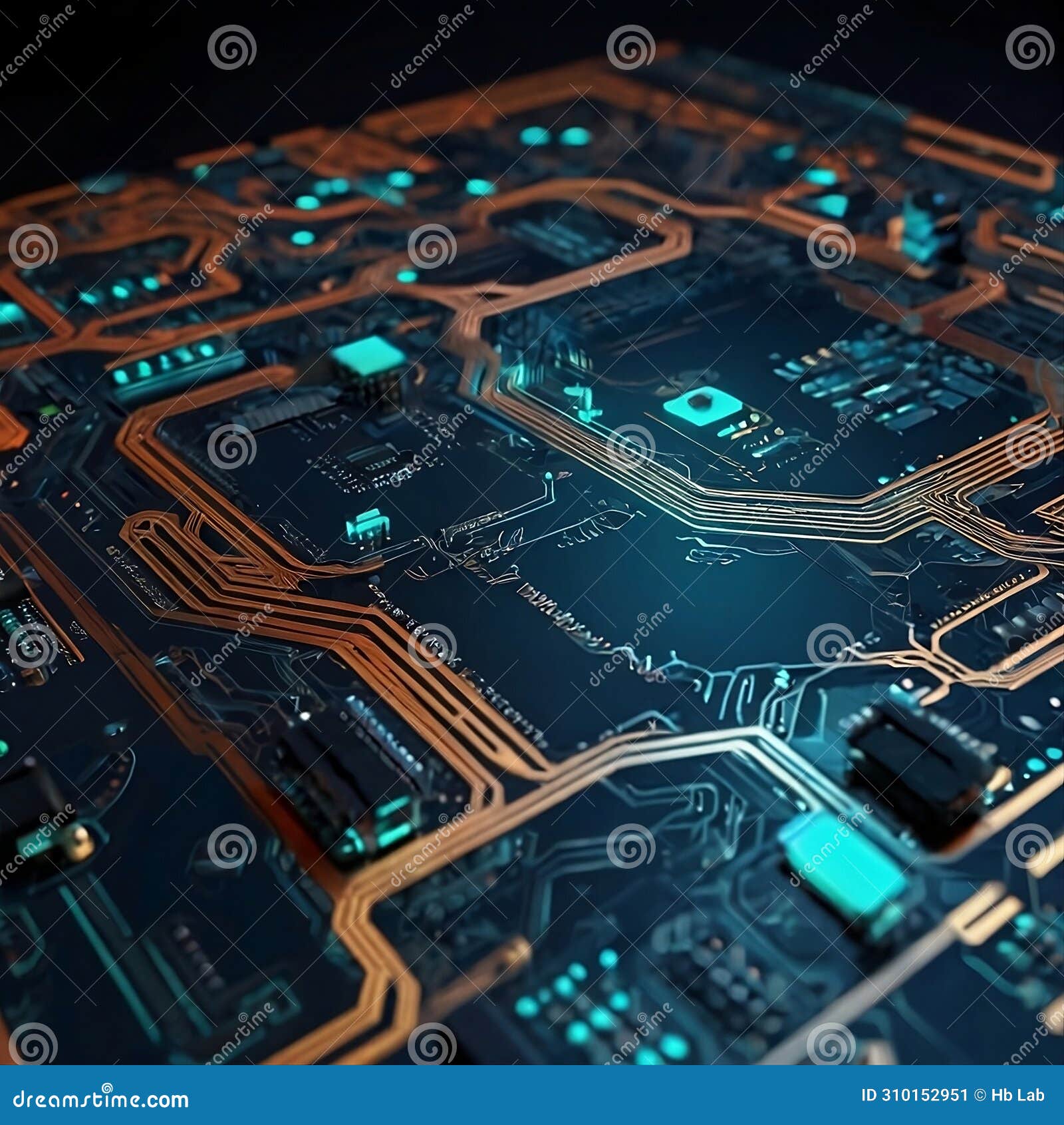 Circuit Panel, Electronic Circuit, Panel, Circuits, Chip, Blue Lights ...