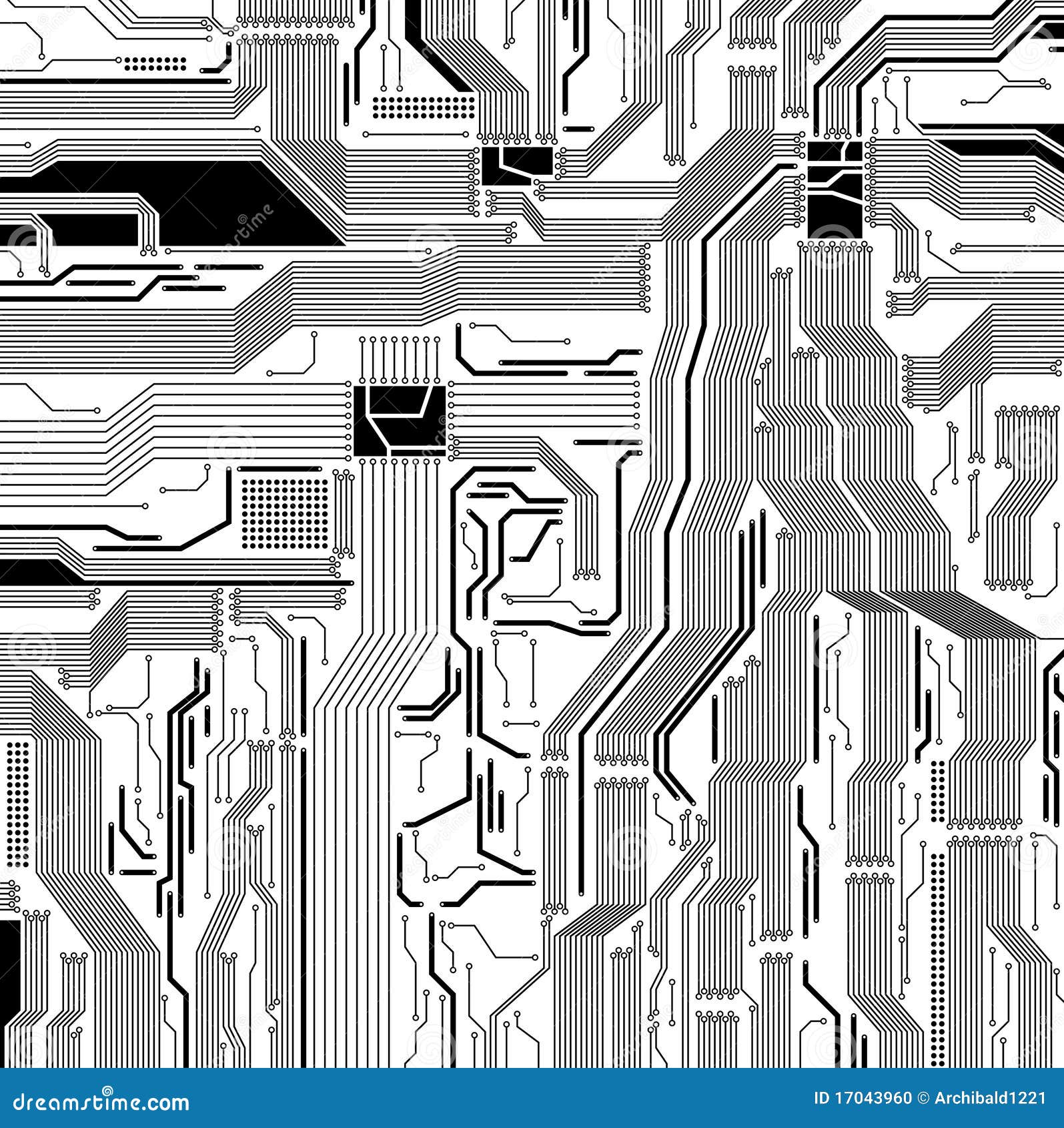 Circuit pattern stock vector. Illustration of decoration - 17043960