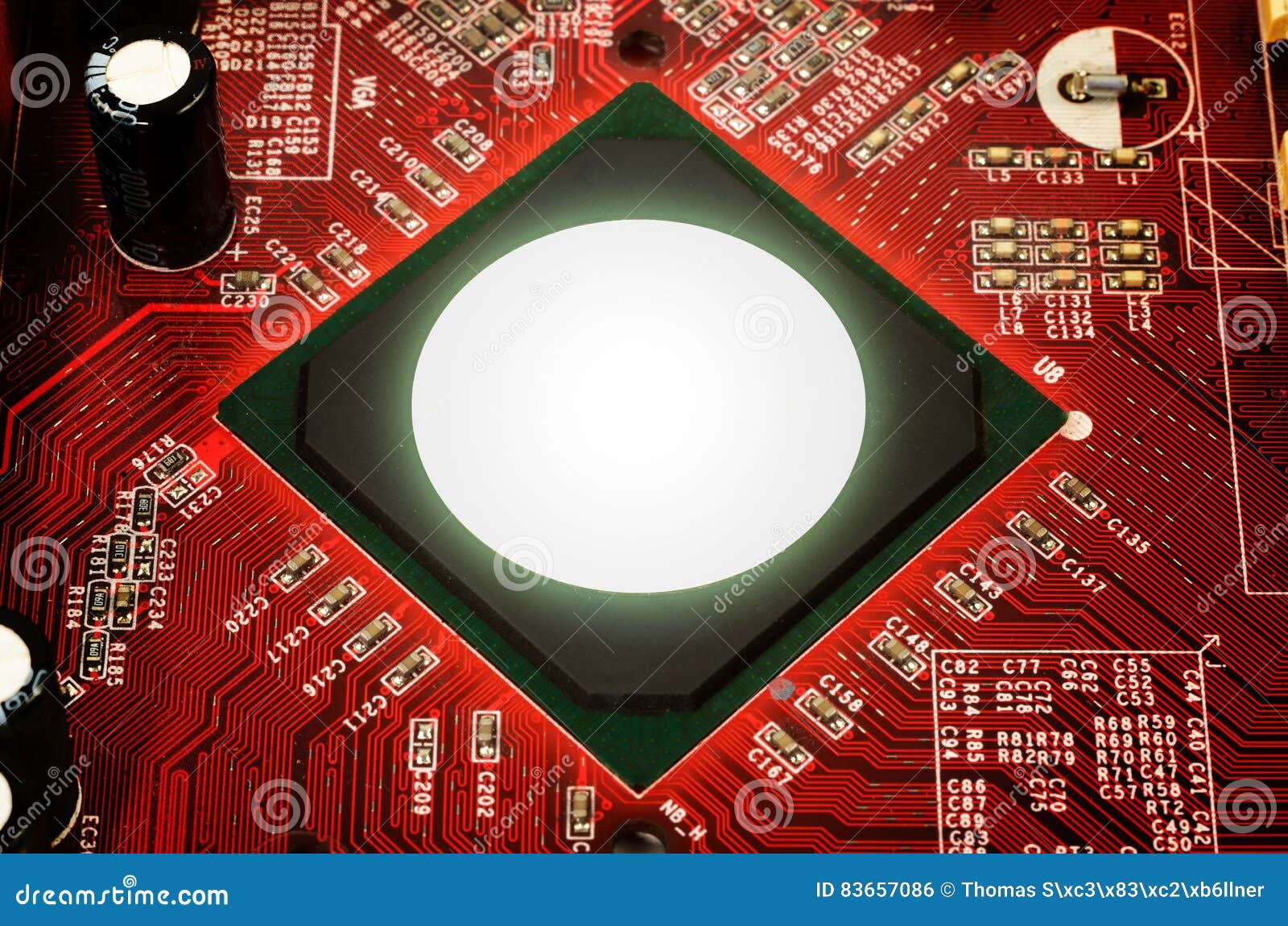 Circuit plate stock photo. Image of line, electronic - 83657086
