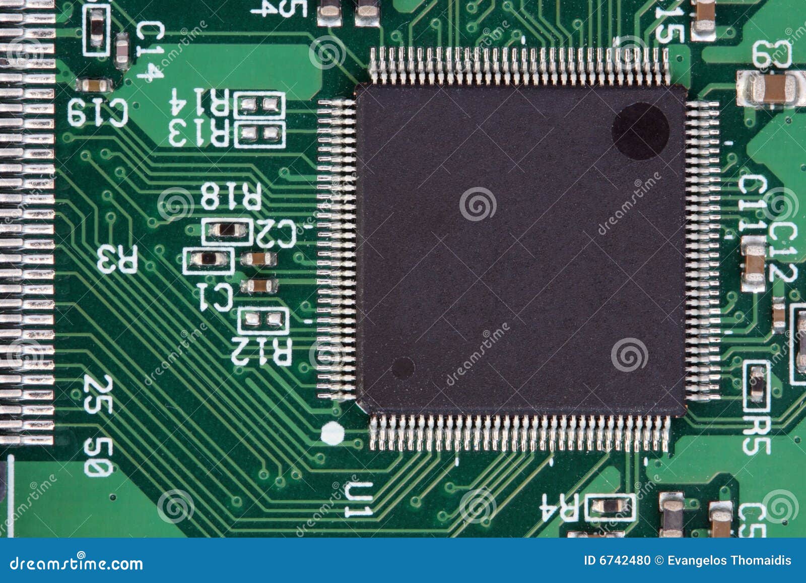 Circuit and processor stock photo. Image of hardware, design - 6742480