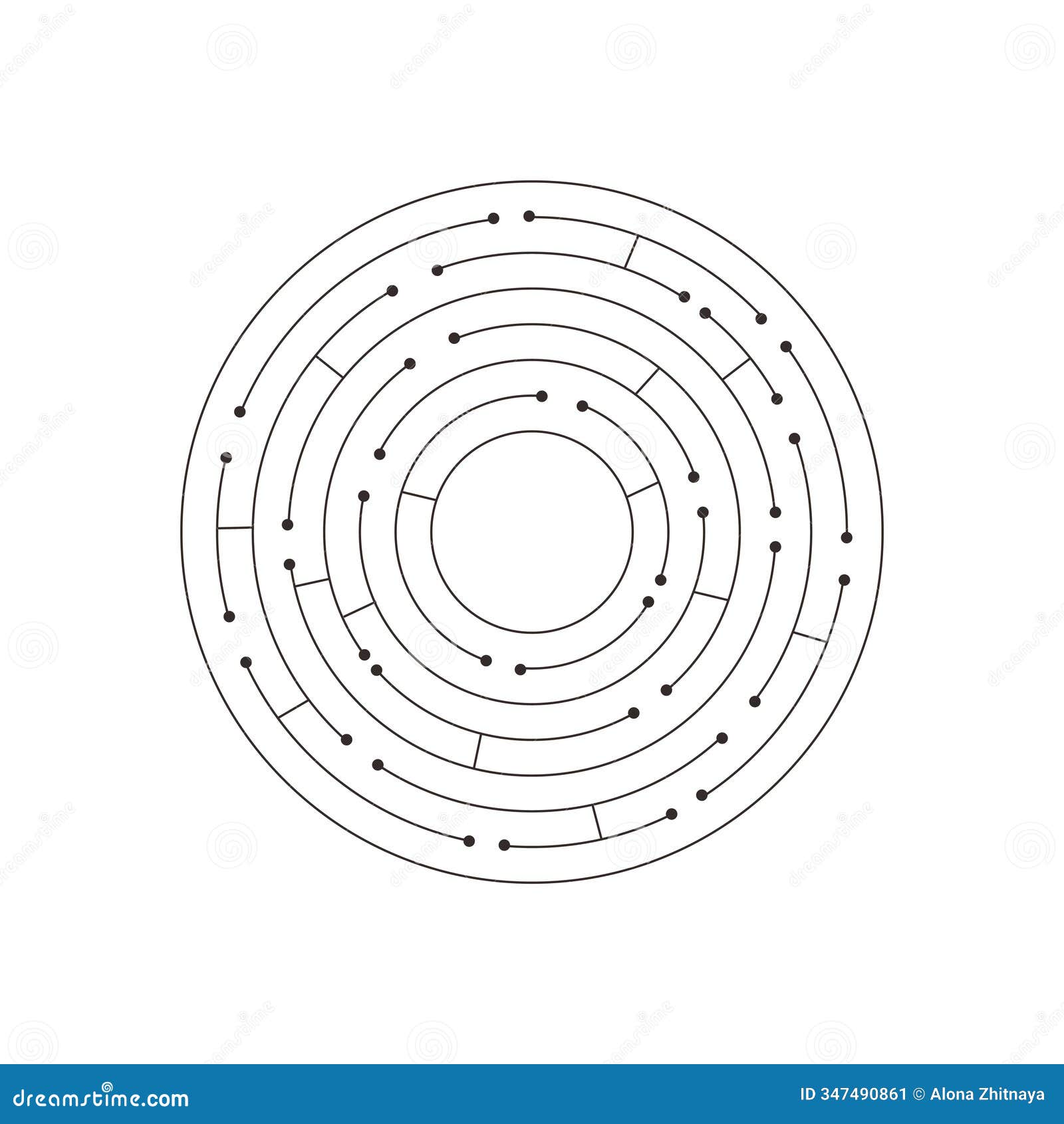 Circuit Radial Board Line Microchip, Software. Integrated Motherboard ...