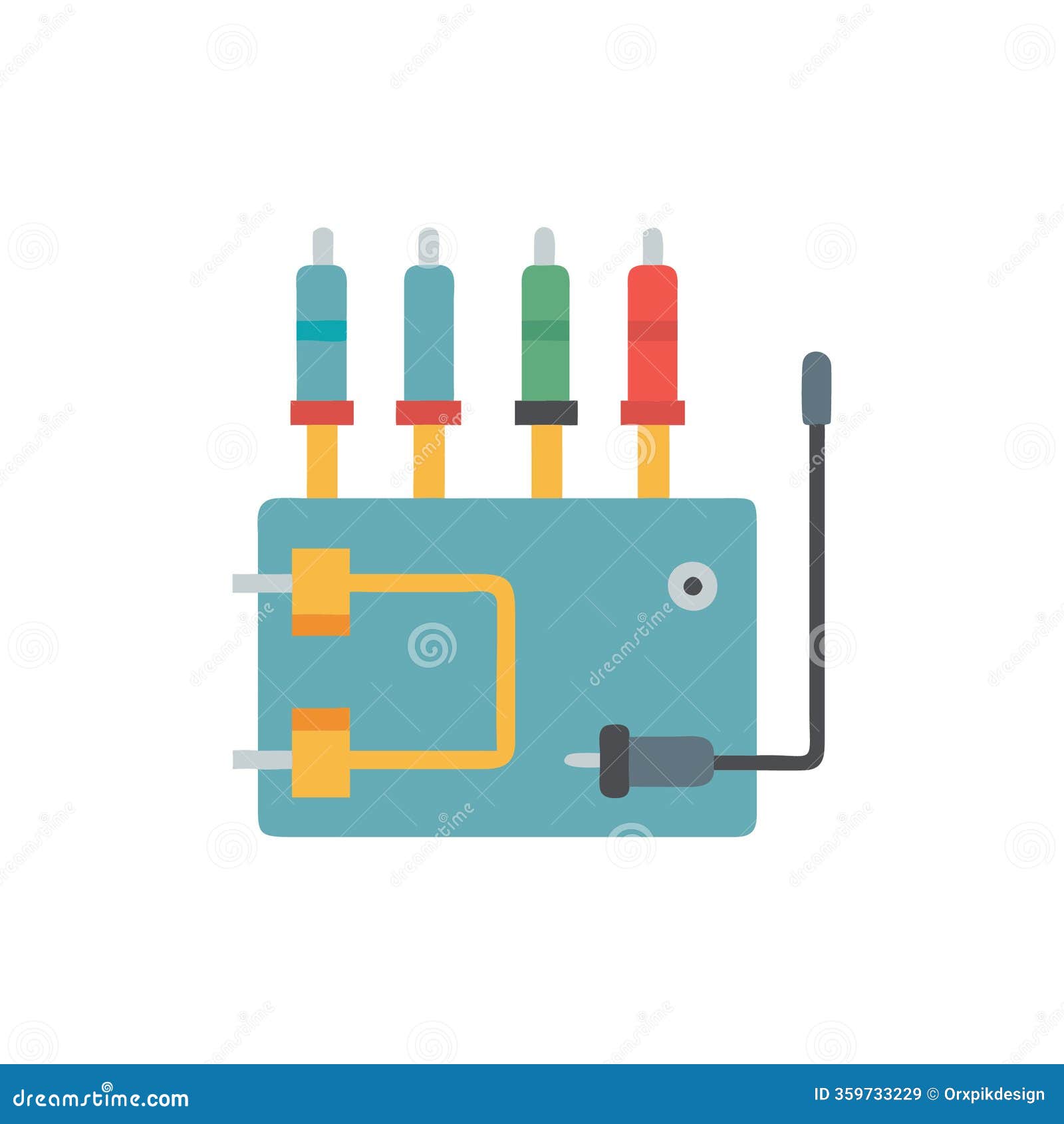 Circuit Repair Kit Icon for Maintenance Stock Illustration ...