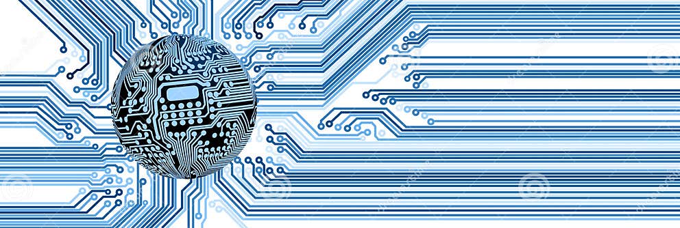 Circuit sphere stock illustration. Illustration of spherical - 13249500