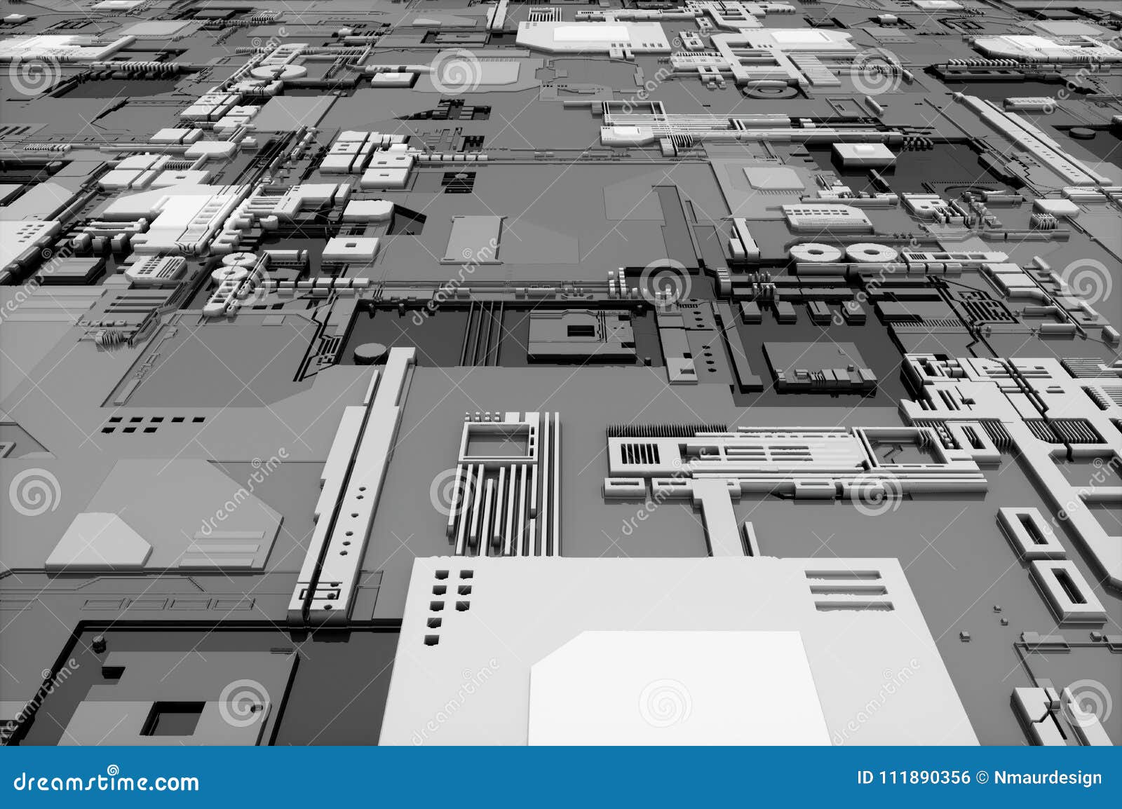 Circuit tech board stock illustration. Illustration of connection ...