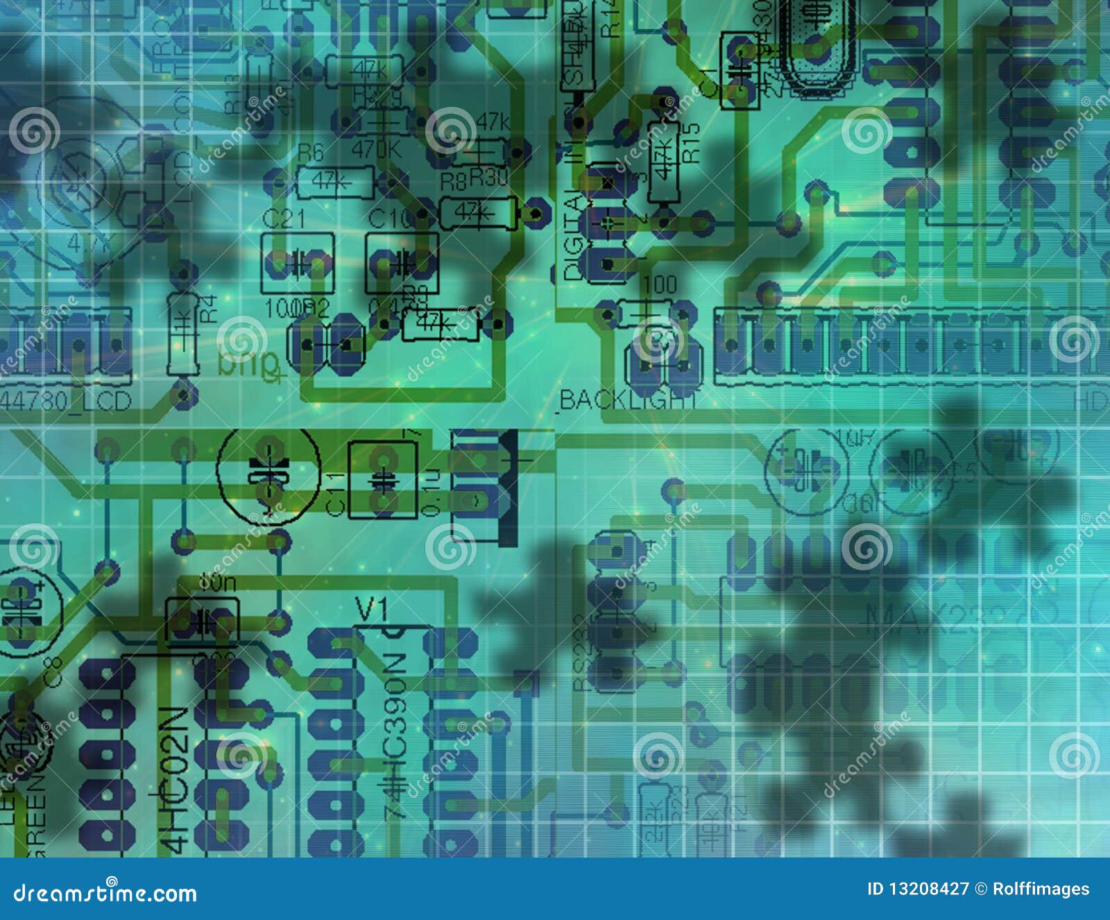 Circuit Technology stock illustration. Illustration of concept - 13208427