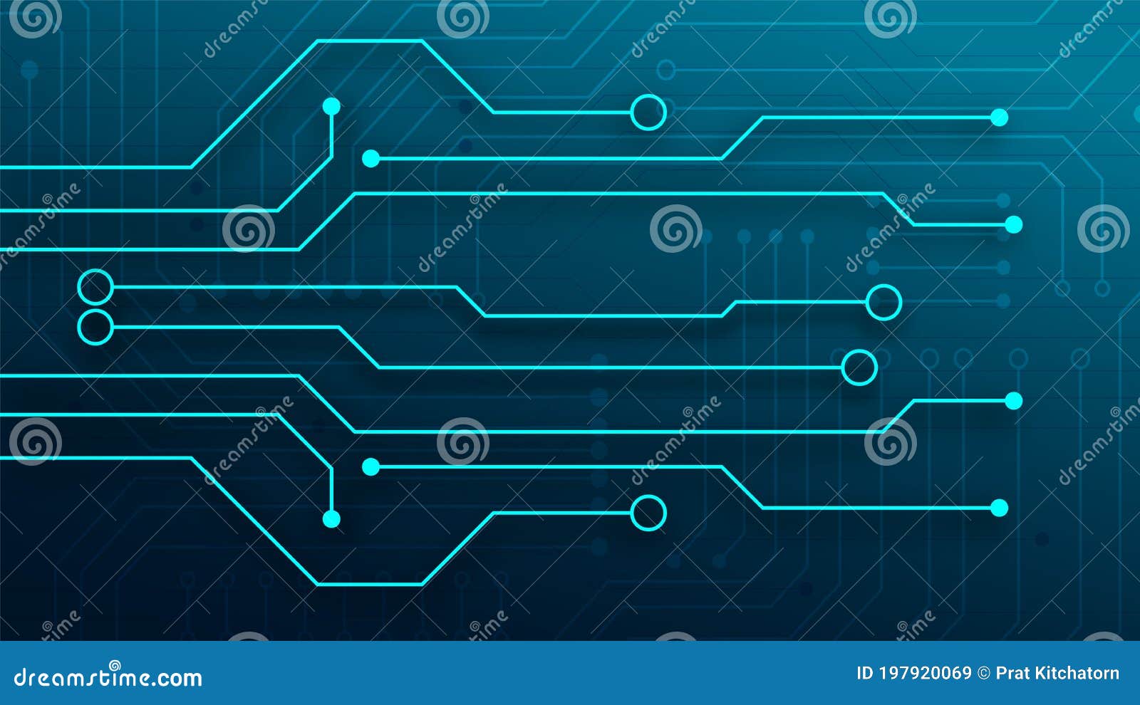 Circuit Technology Background Stock Vector - Illustration of chip ...