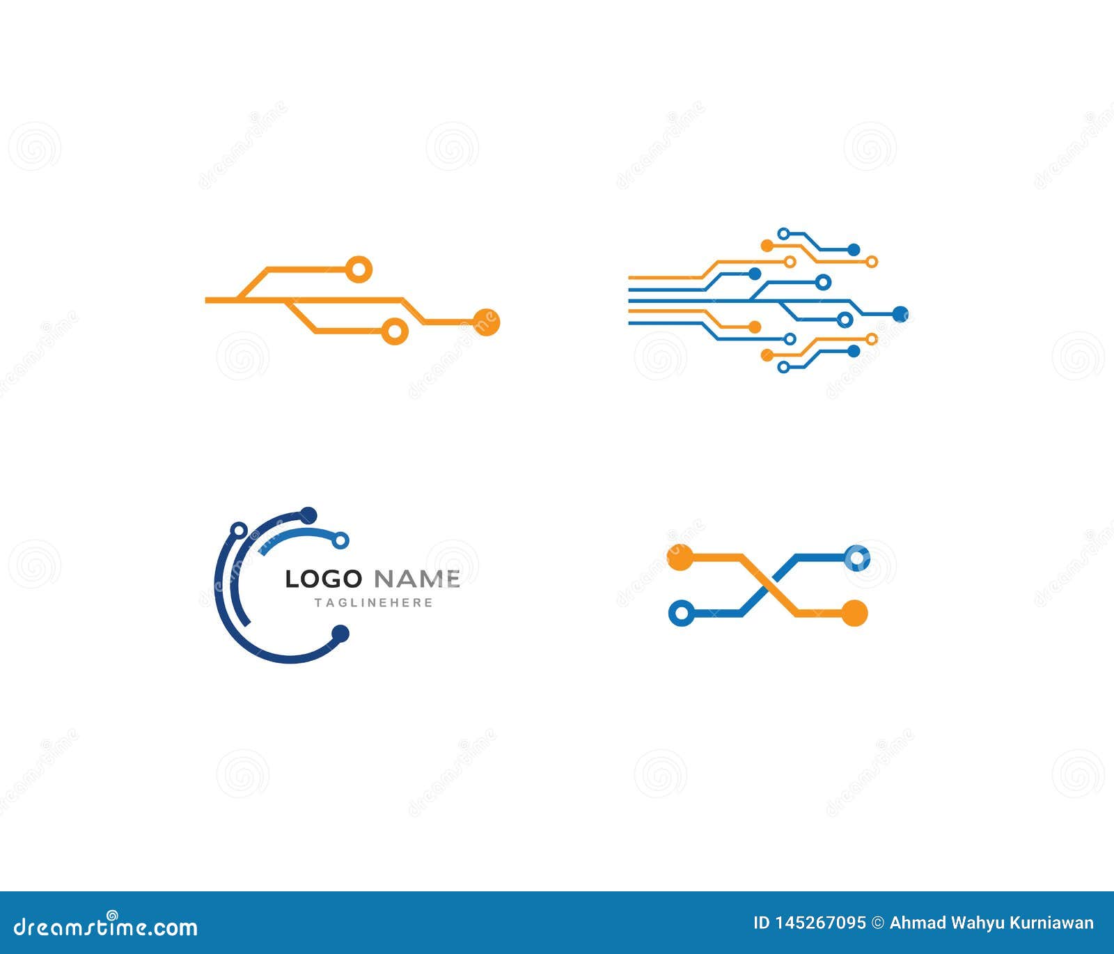 Circuit Technology Logo Vector Stock Vector - Illustration of ...