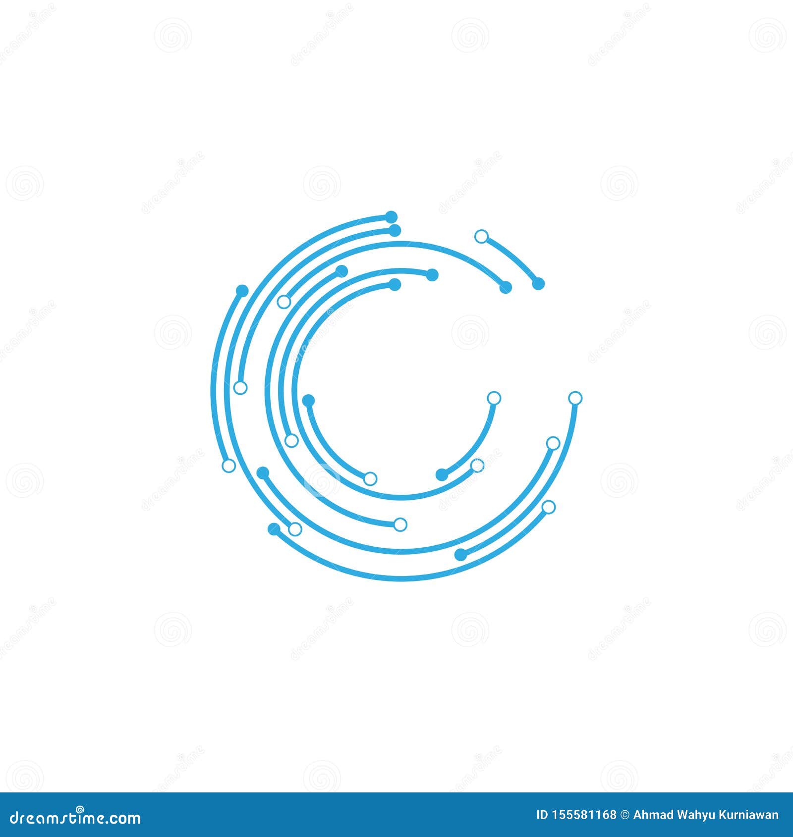 Circuit technology logo stock illustration. Illustration of processor ...