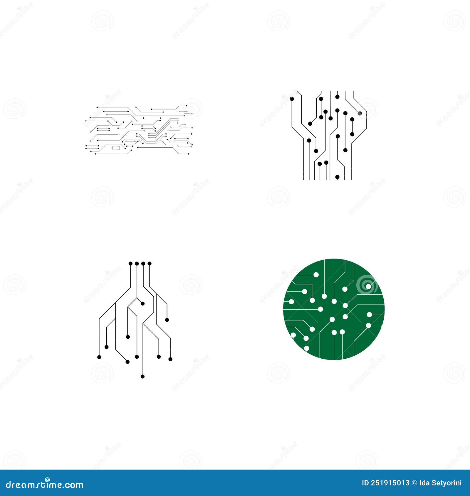 Circuit technology logo stock illustration. Illustration of icon ...