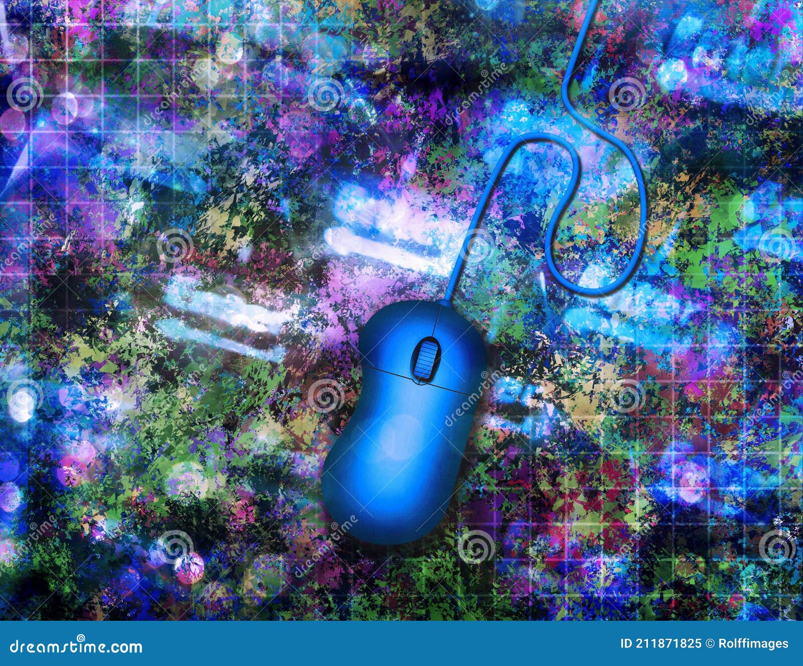 Circuit Technology. Modern Art Stock Illustration - Illustration of ...