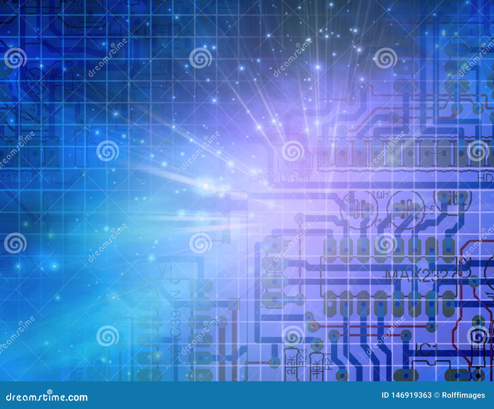 Circuit Technology stock illustration. Illustration of connection ...