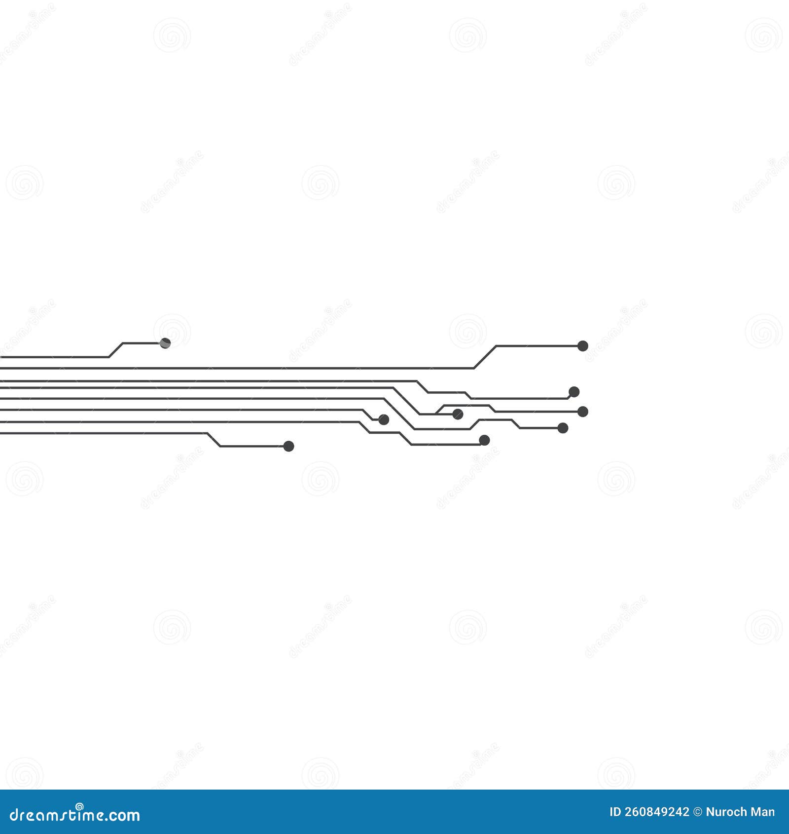 Circuit Vector Illustration Design Template. Stock Vector ...