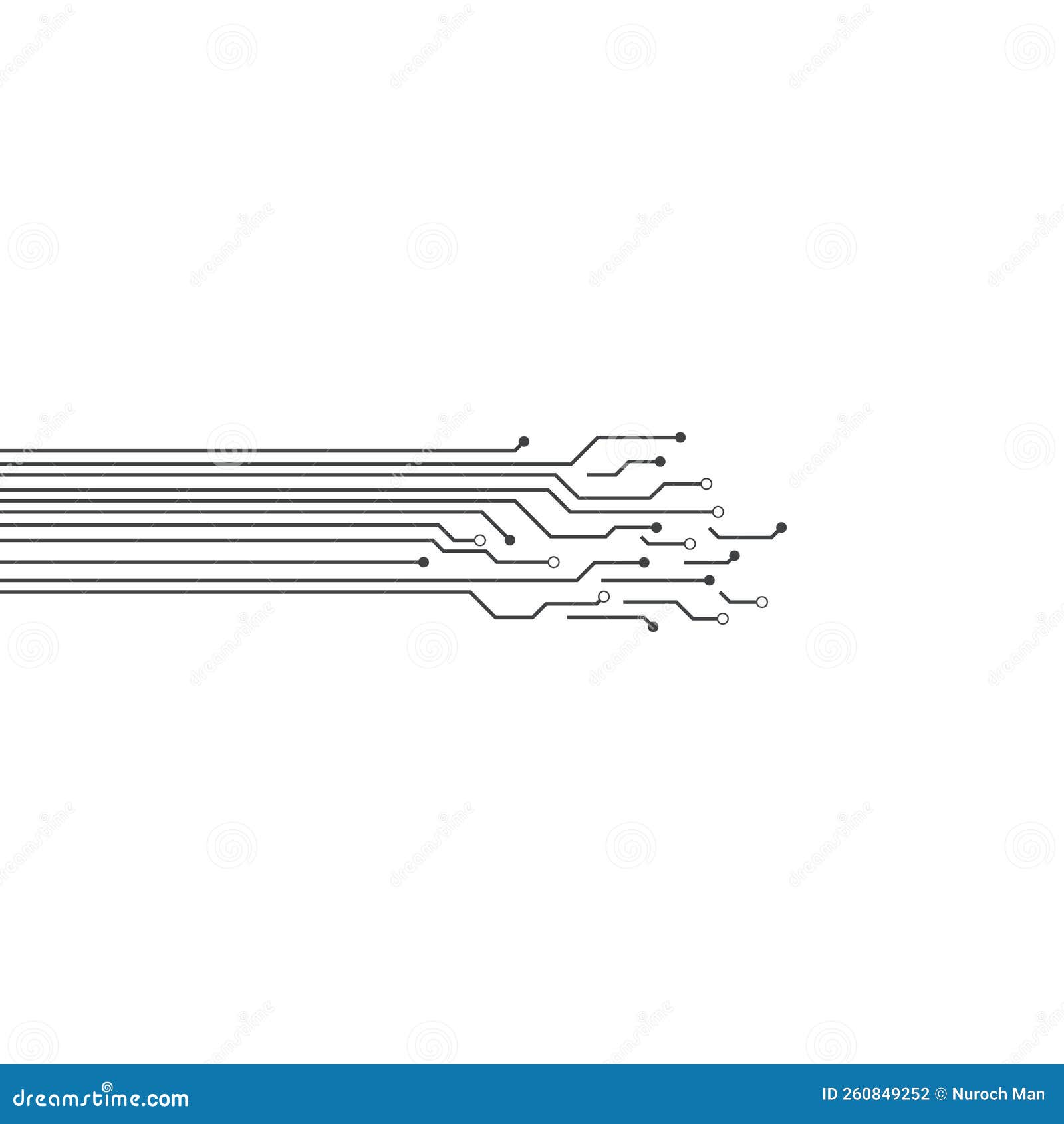 Circuit Vector Illustration Design Template. Stock Vector ...
