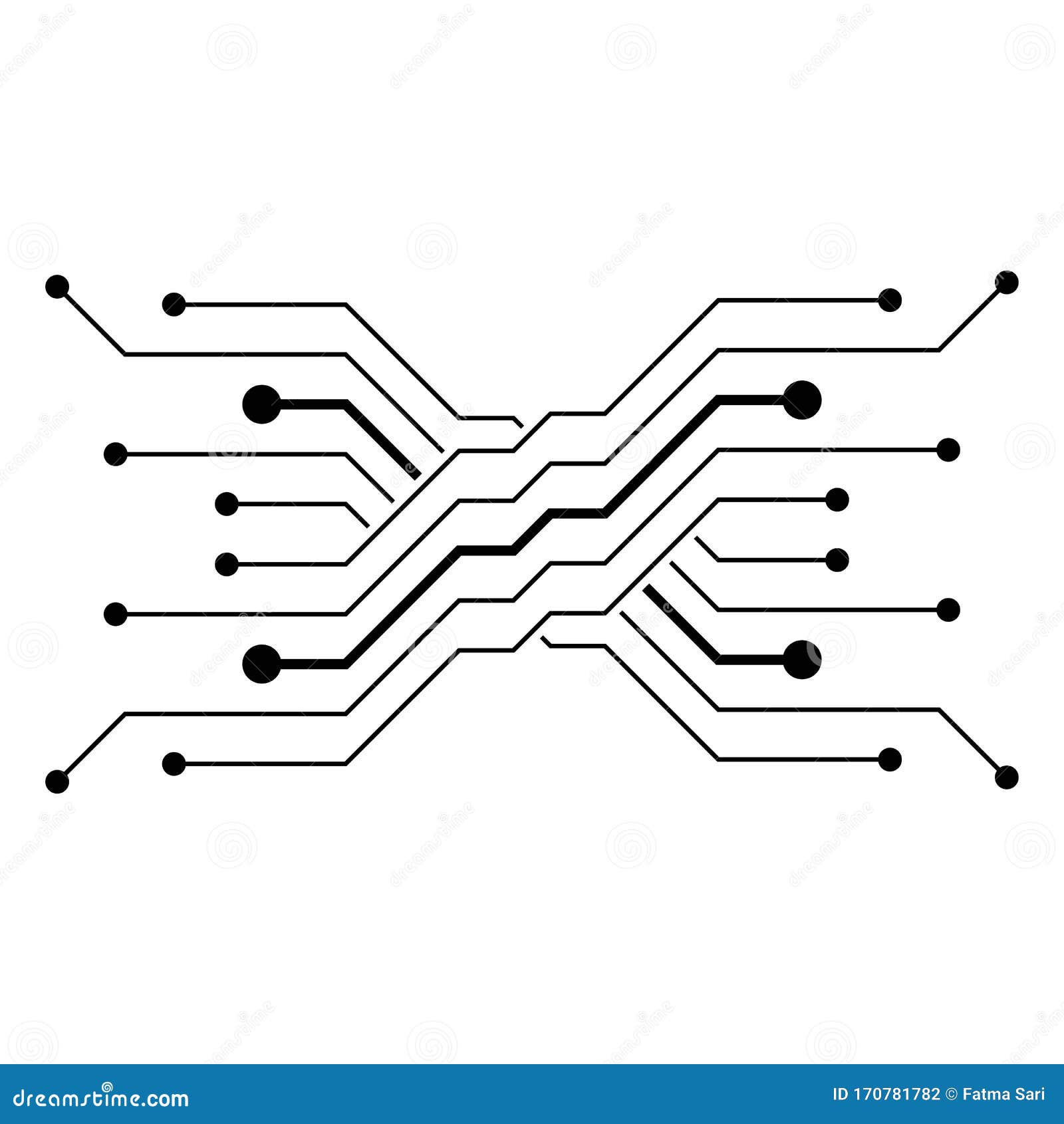 Circuit Vector Logo Icon Illustration Stock Vector - Illustration of ...