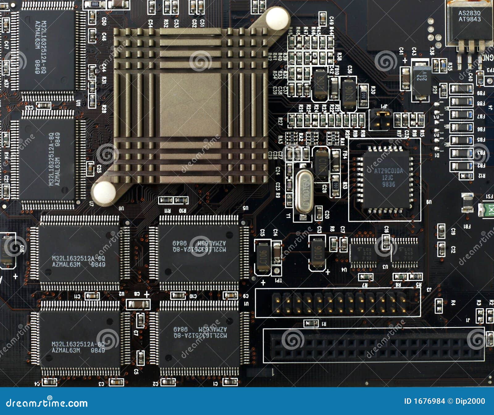 Circuiti integrati fotografia stock. Immagine di calore - 1676984