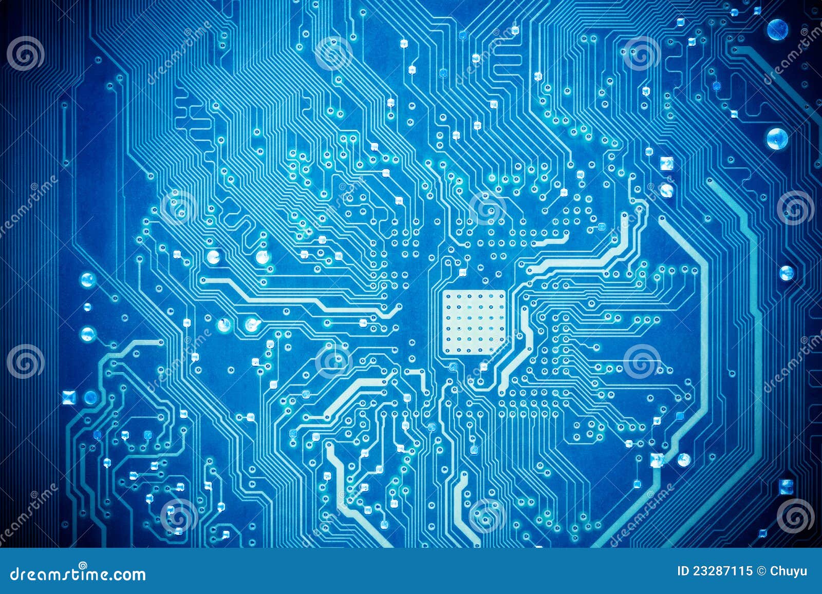 Circuito blu immagine stock. Immagine di internet, futuro - 23287115