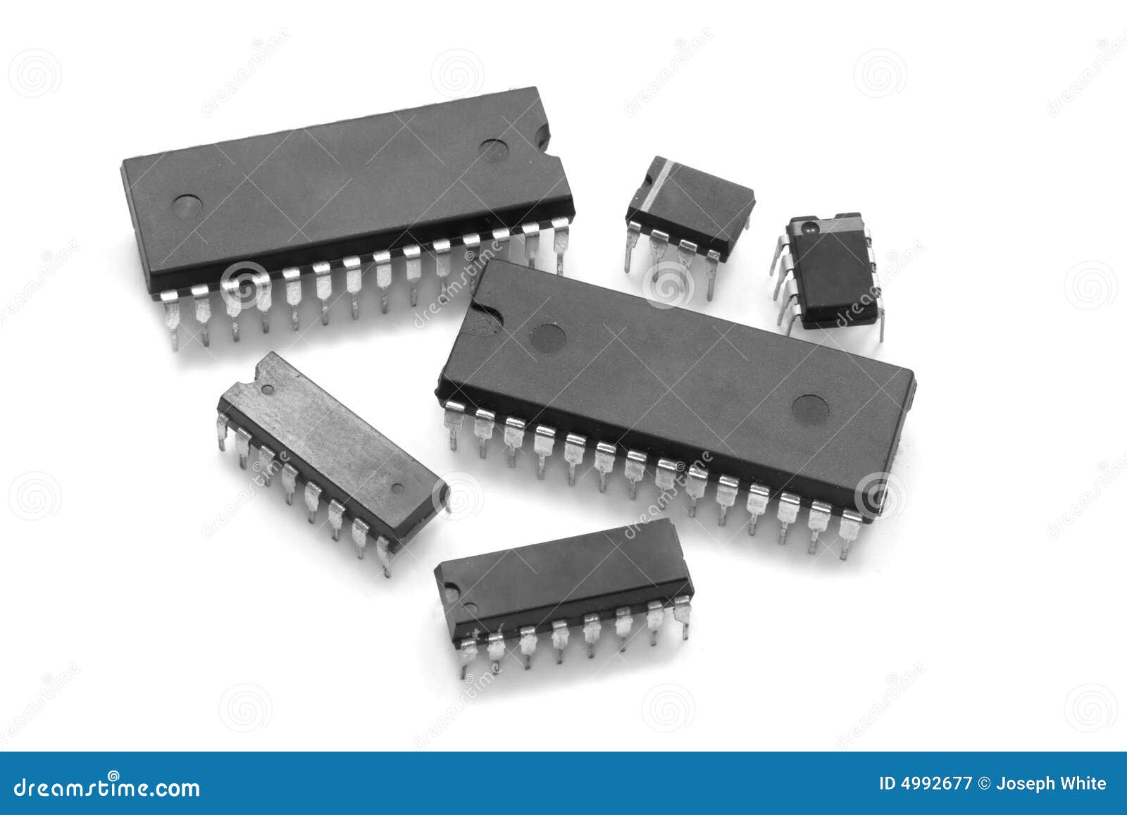 Circuitos integrados imagem de stock. Imagem de semicondutor - 4992677
