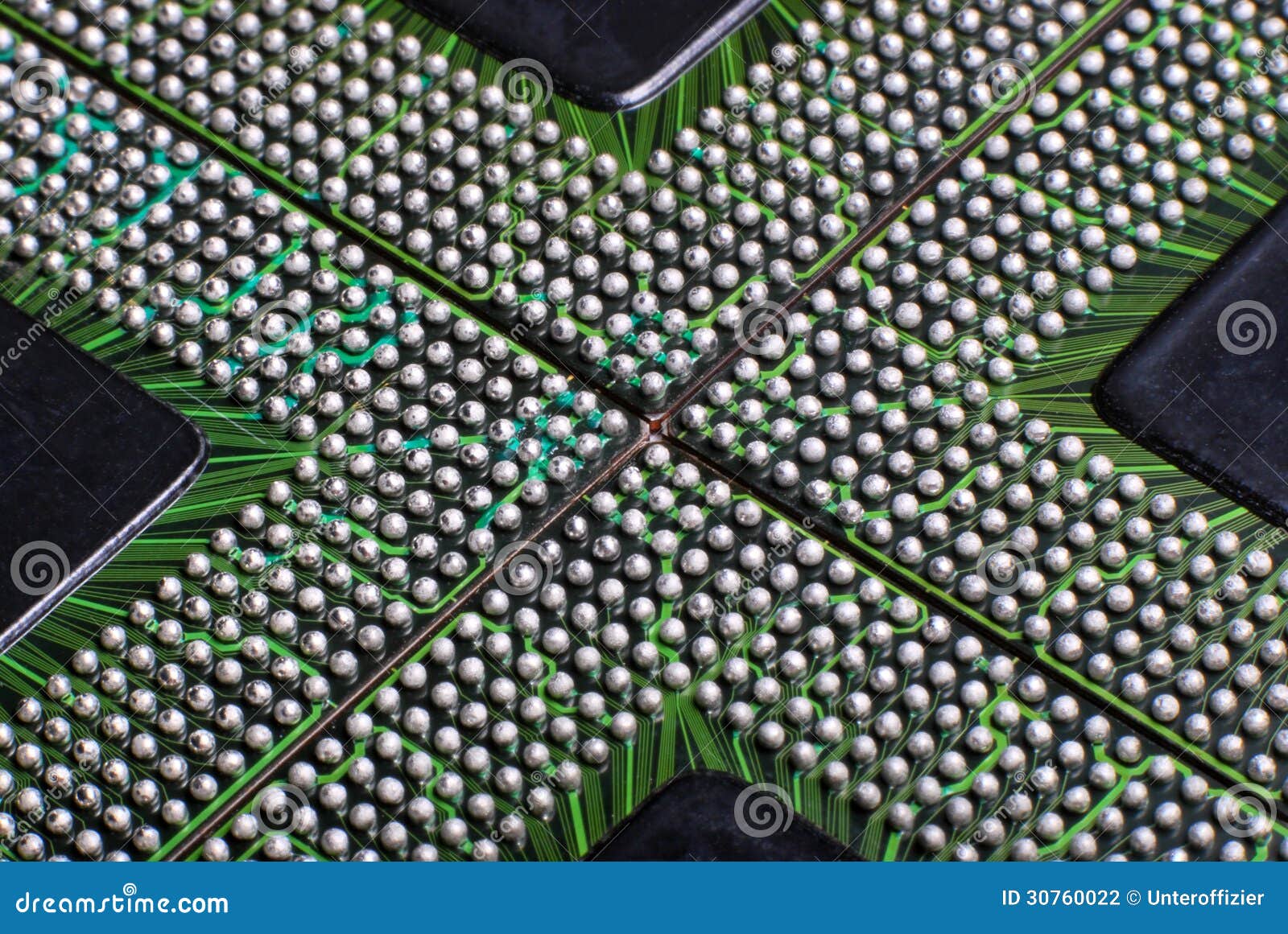 Circuitos Integrados De BGA Foto de Stock - Imagem de passivo, passo ...