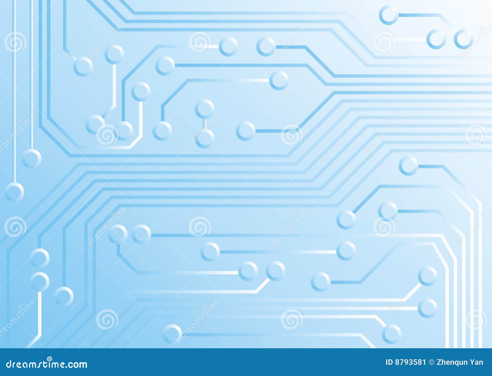 Circuitry stock vector. Illustration of technology, electronic - 8793581