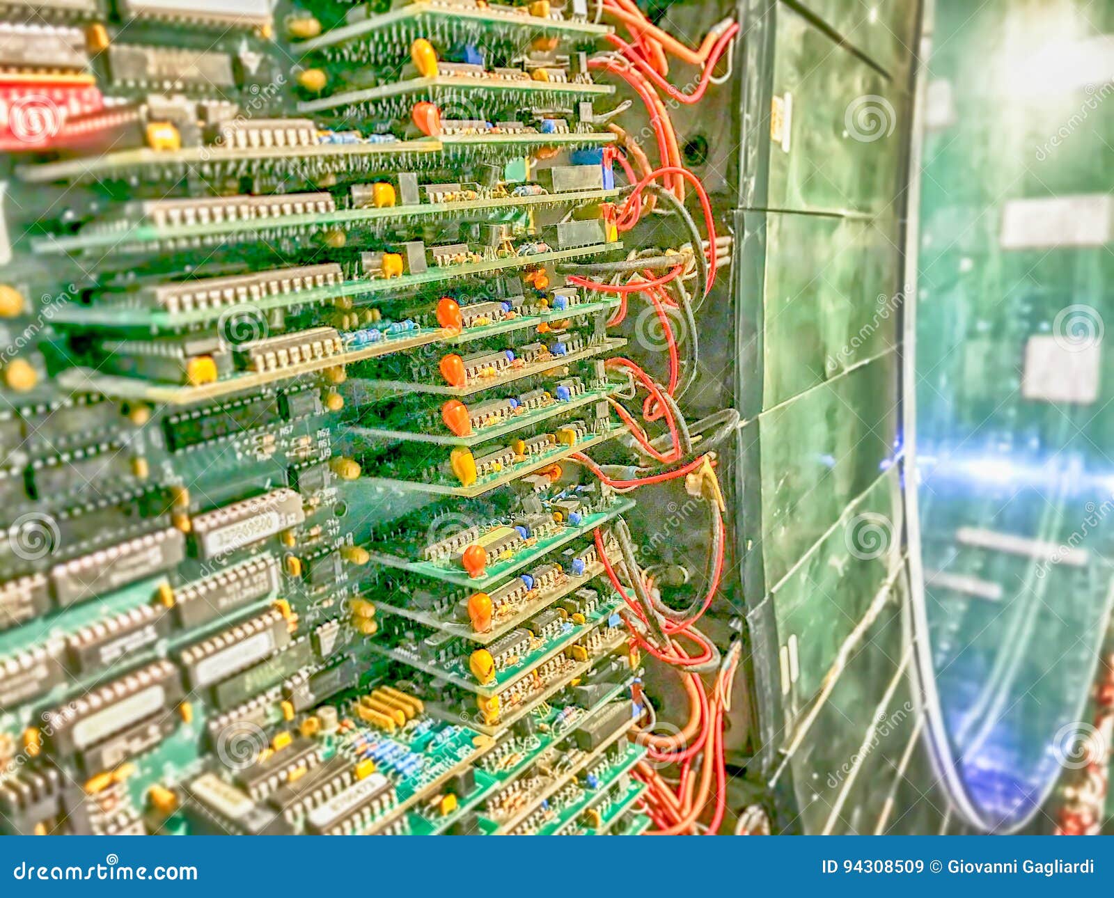 Circuits of Magnetic Resonance Machine (MRI) Stock Image - Image of ...
