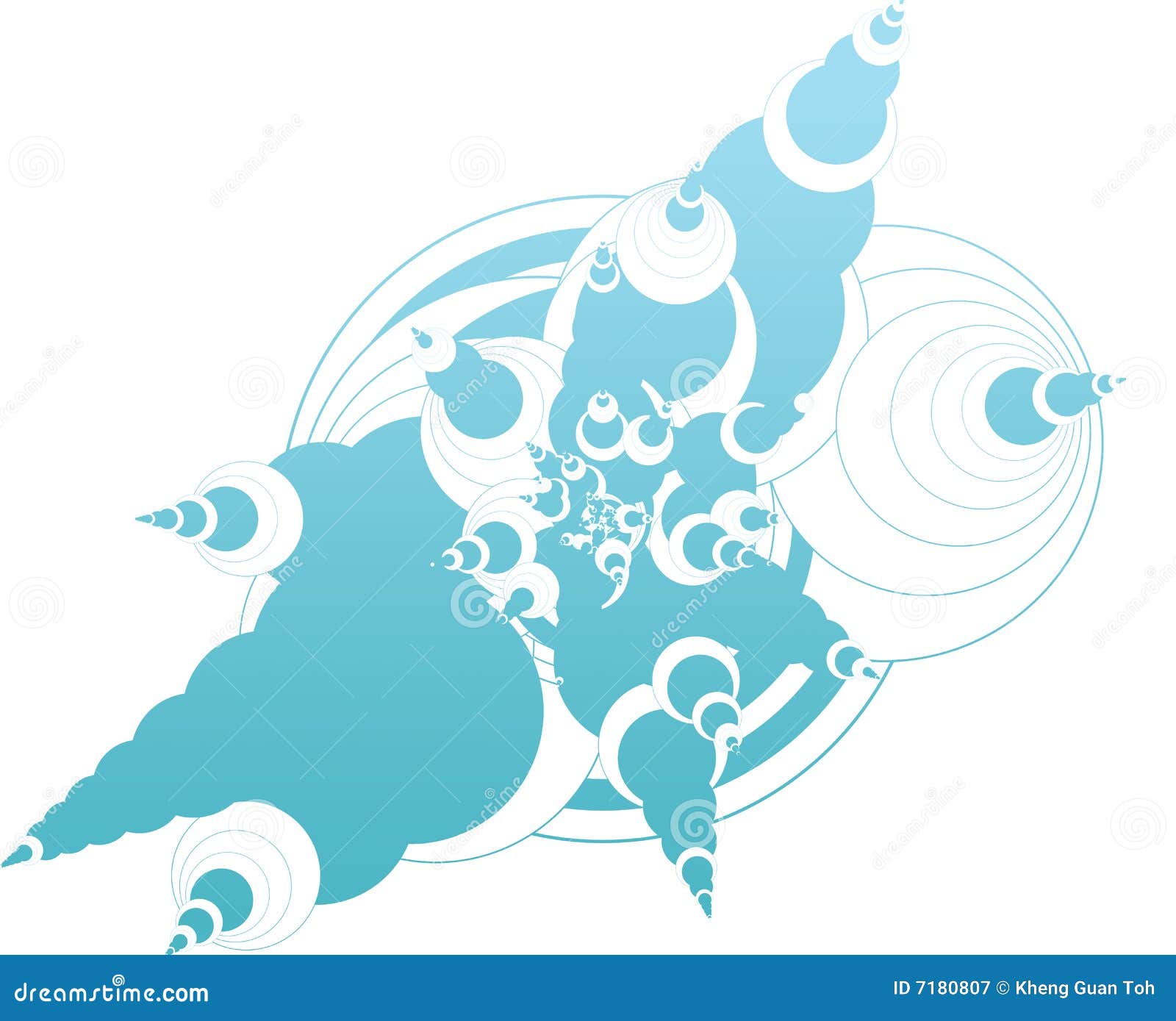 Circular abstract stock illustration. Illustration of curve - 7180807