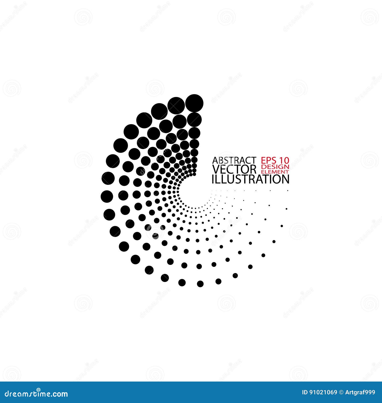 Circular Abstract Design Element. Vector Illustration Stock ...