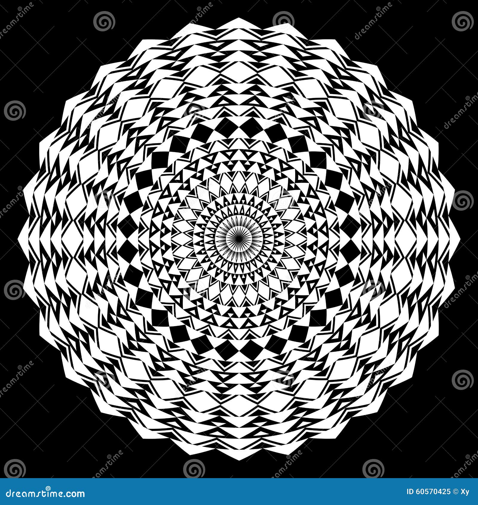 Circular abstract design stock vector. Illustration of round - 60570425