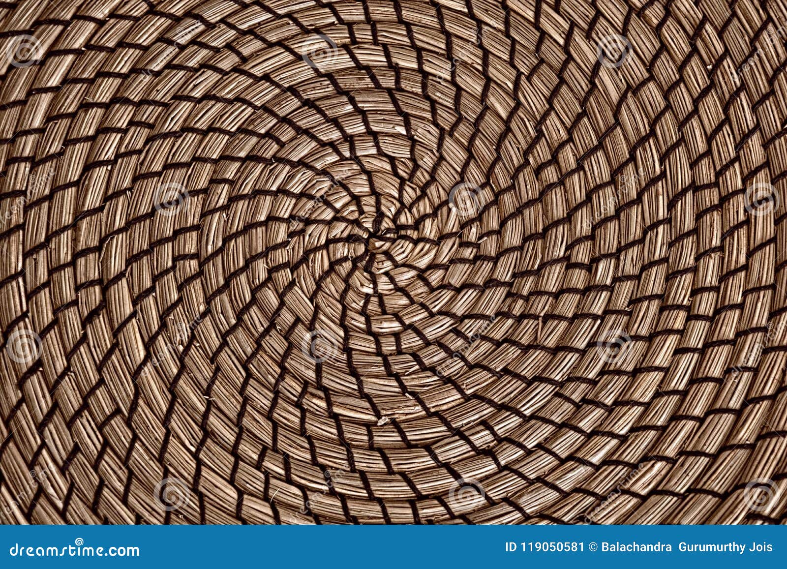 Circular Abstract Pattern on a Mat Stock Image - Image of round ...