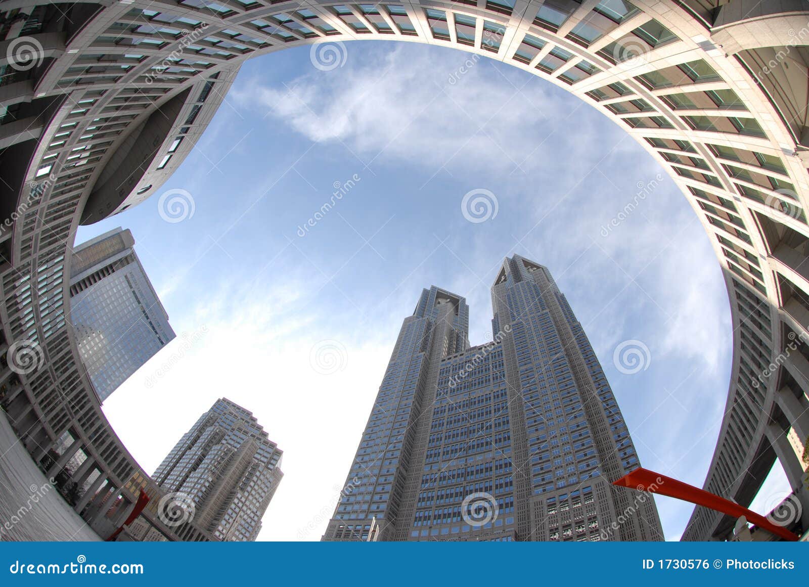 Circular architecture stock photo. Image of skyline, japan - 1730576