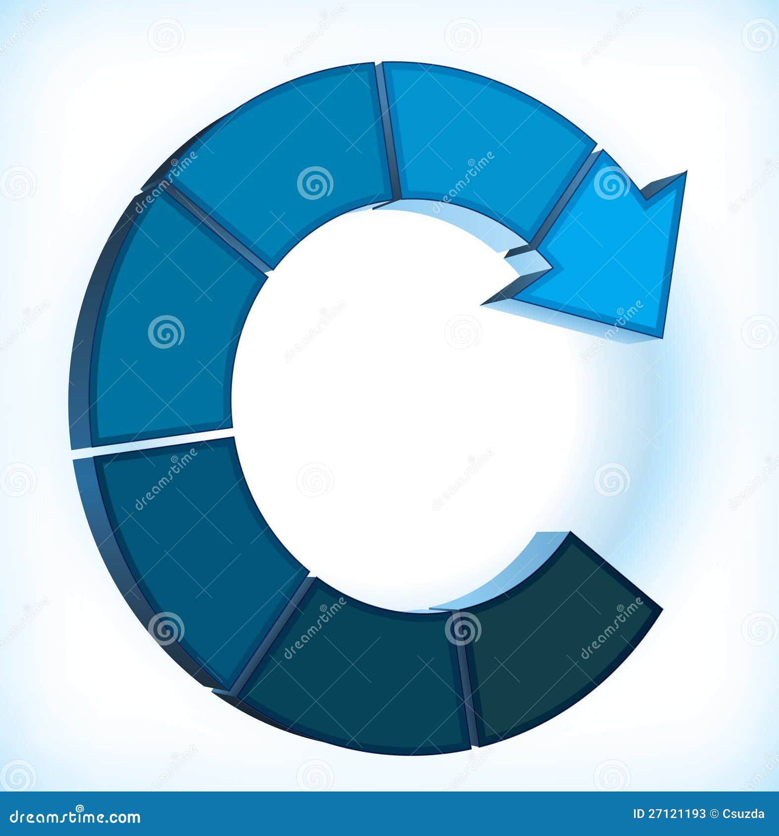 Circular arrow diagram stock vector. Illustration of conversion - 27121193