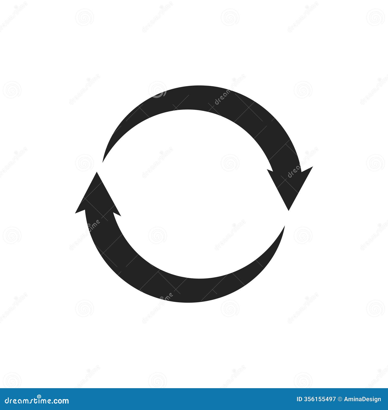 This Is A Circular Arrow Icon Designed Specifically For Representing Refresh And Reload Actions