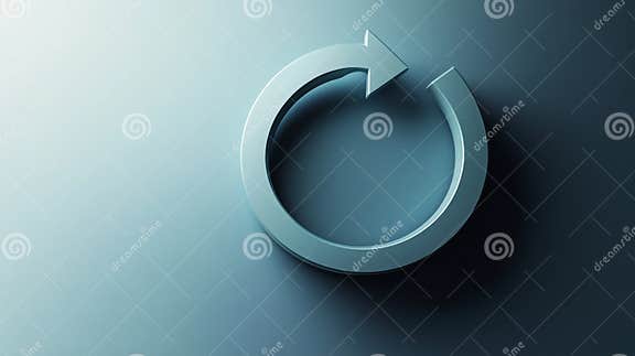 Circular Arrow Representing Refreshing, Restarting, Reloading, and Looping Concepts Stock ...