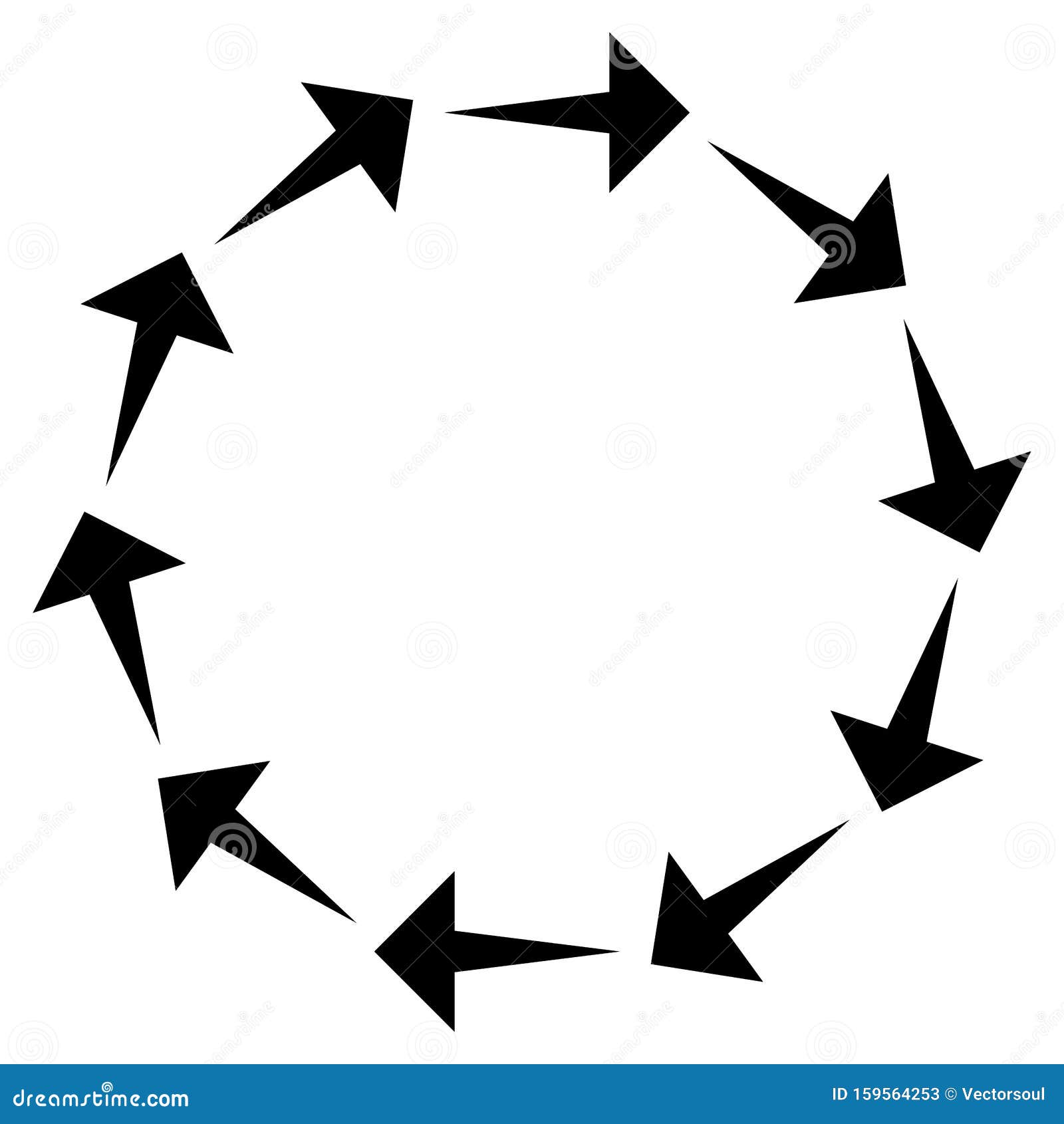 Circular Arrows for Cycle, Repeat Themes. Progress, Process, Procedure ...