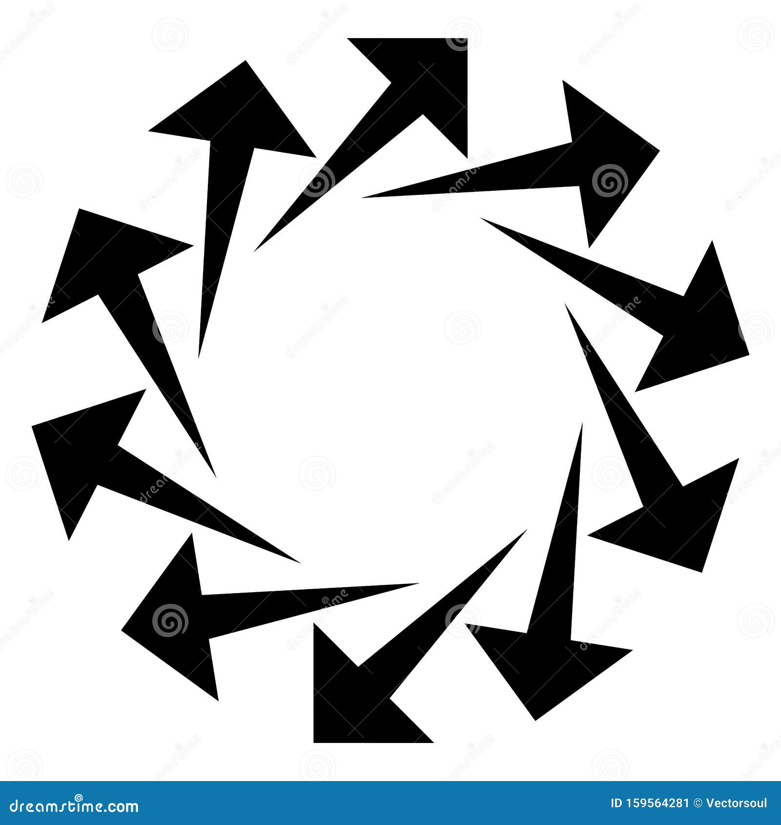 Circular Arrows For Cycle, Repeat Themes. Progress, Process, Procedure ...