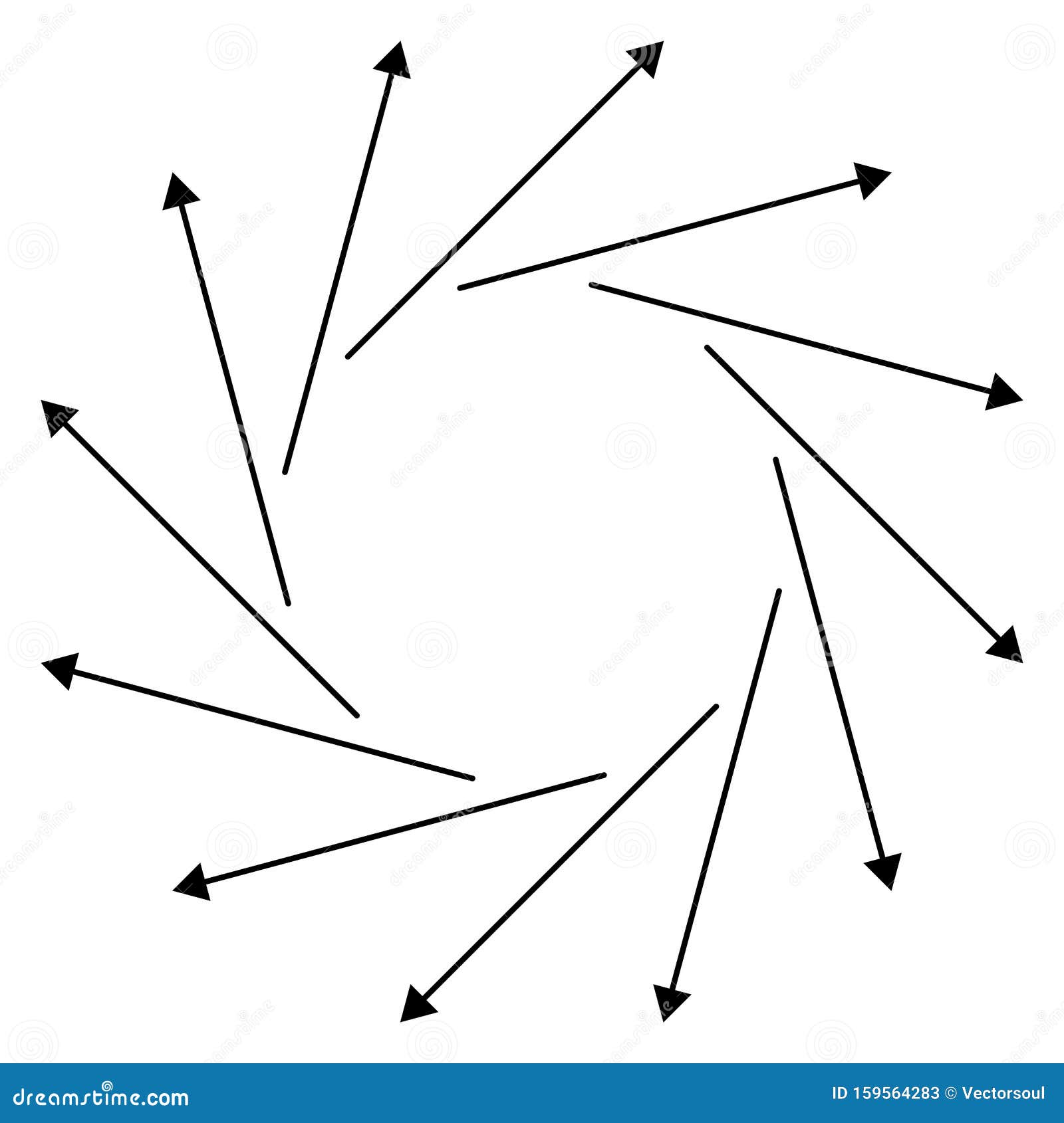 Circular Arrows for Cycle, Repeat Themes. Progress, Process, Procedure ...