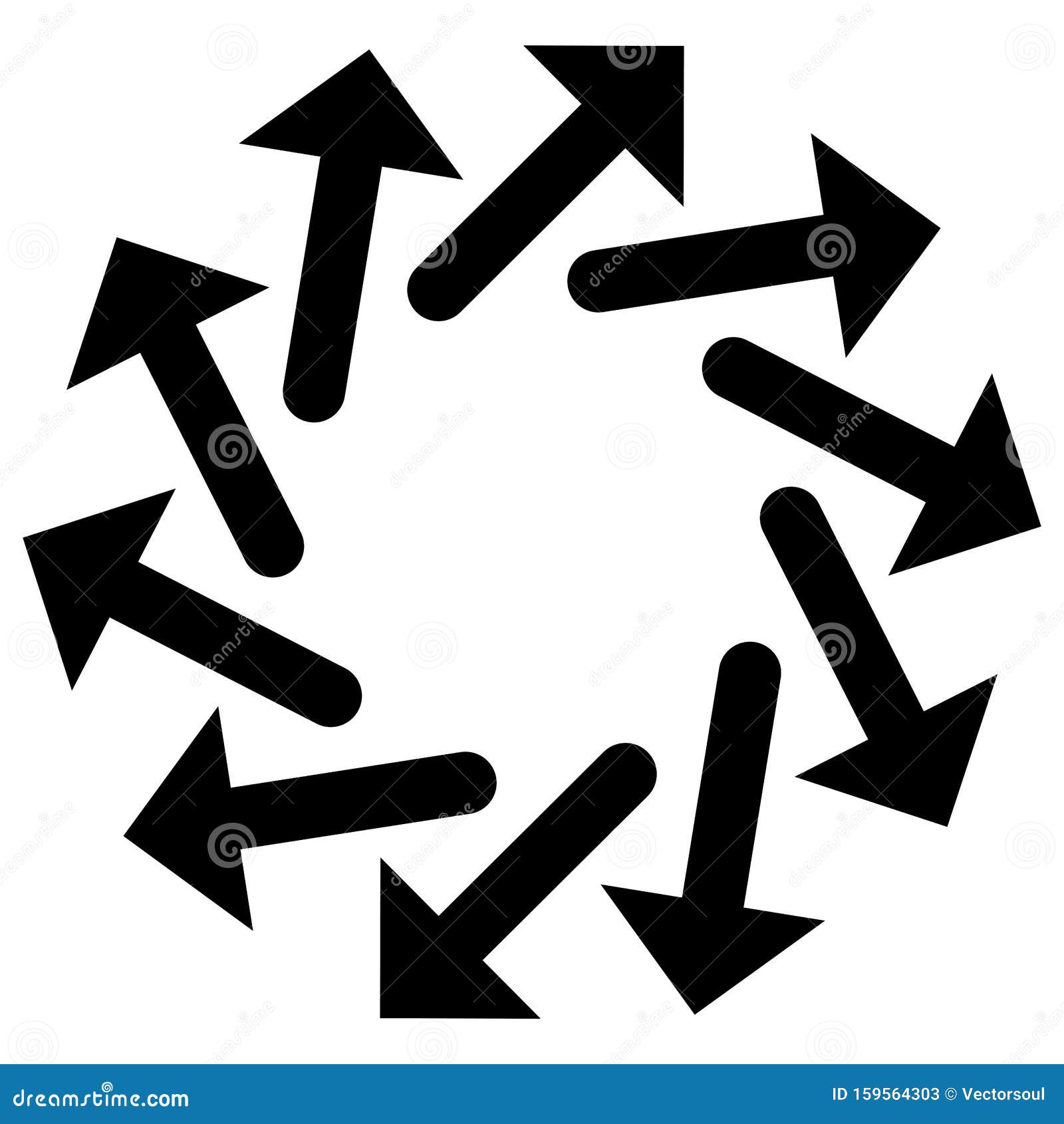 Circular Arrows for Cycle, Repeat Themes. Progress, Process, Procedure ...