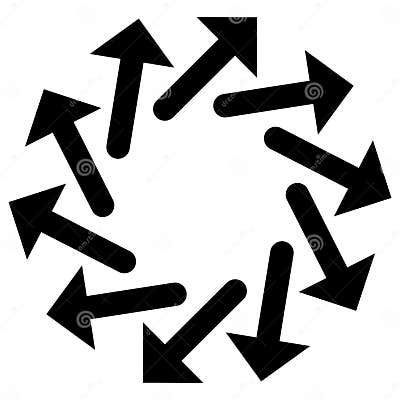 Circular Arrows for Cycle, Repeat Themes. Progress, Process, Procedure Concept Pointer Design ...