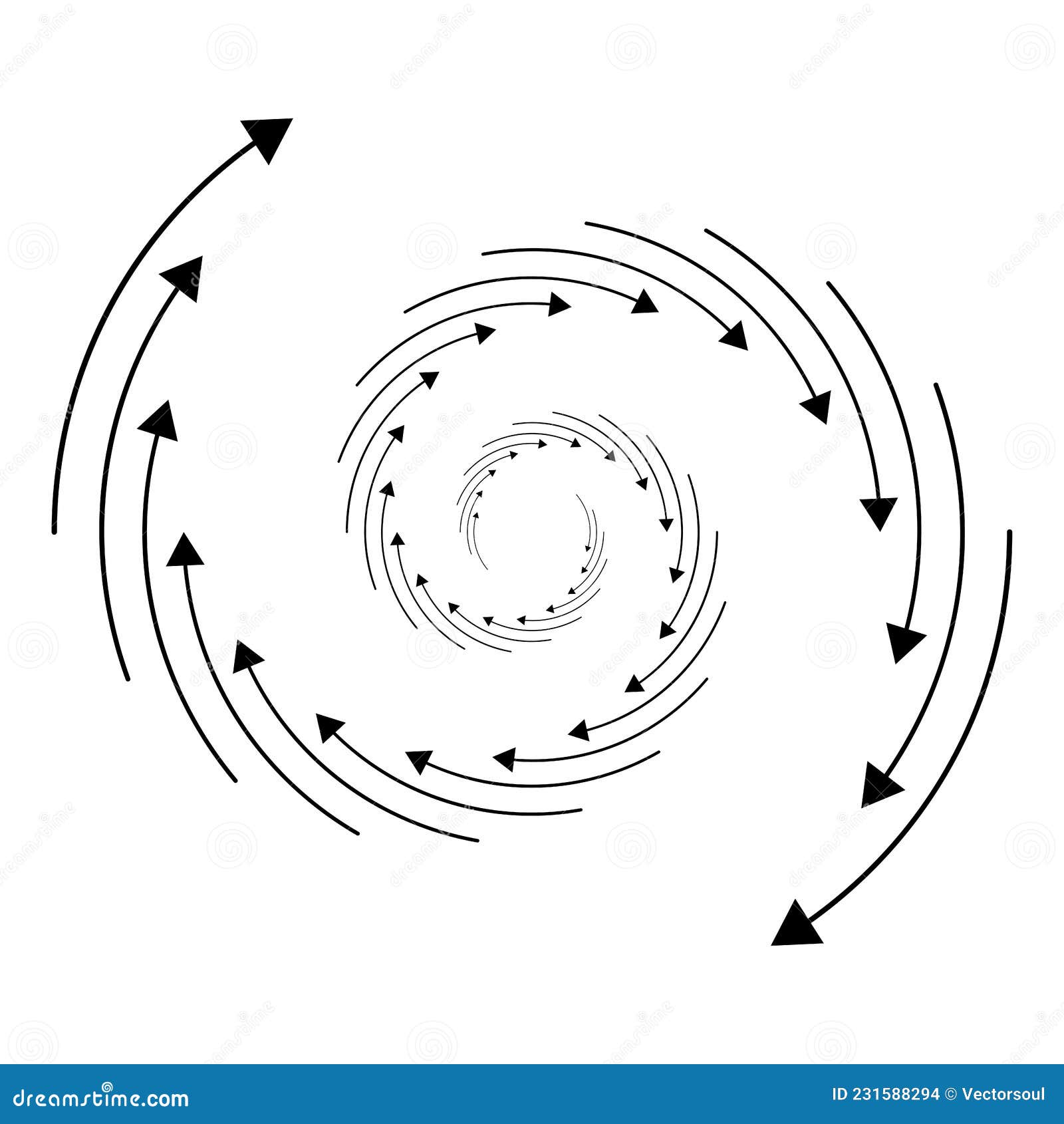 Circular Arrows for Steps, Stages, Phases Concepts. Cyclic, Cycle ...
