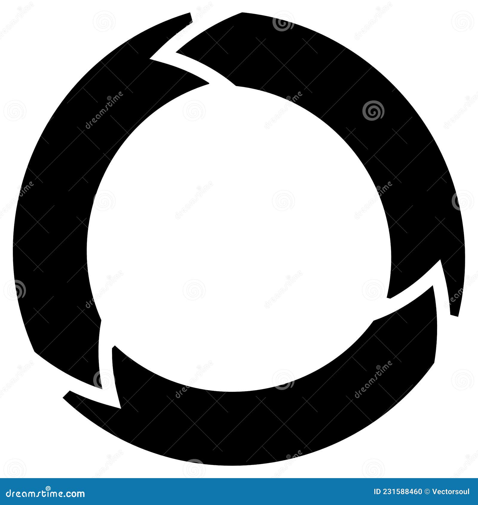 Circular Arrows for Steps, Stages, Phases Concepts. Cyclic, Cycle ...