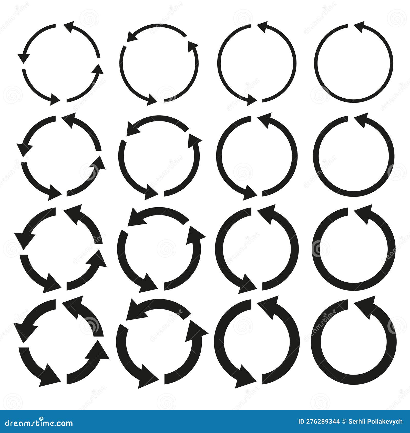 Circular Arrows. Vector Infographic. Icon Symbol. Vector Illustration ...