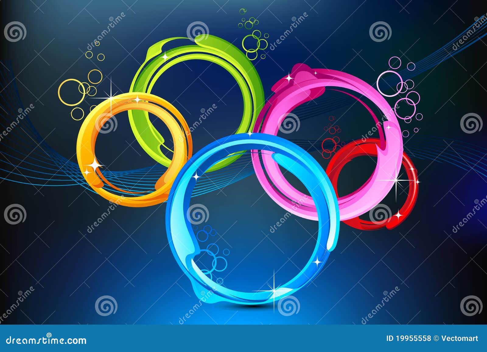 Circular Background stock vector. Illustration of background - 19955558