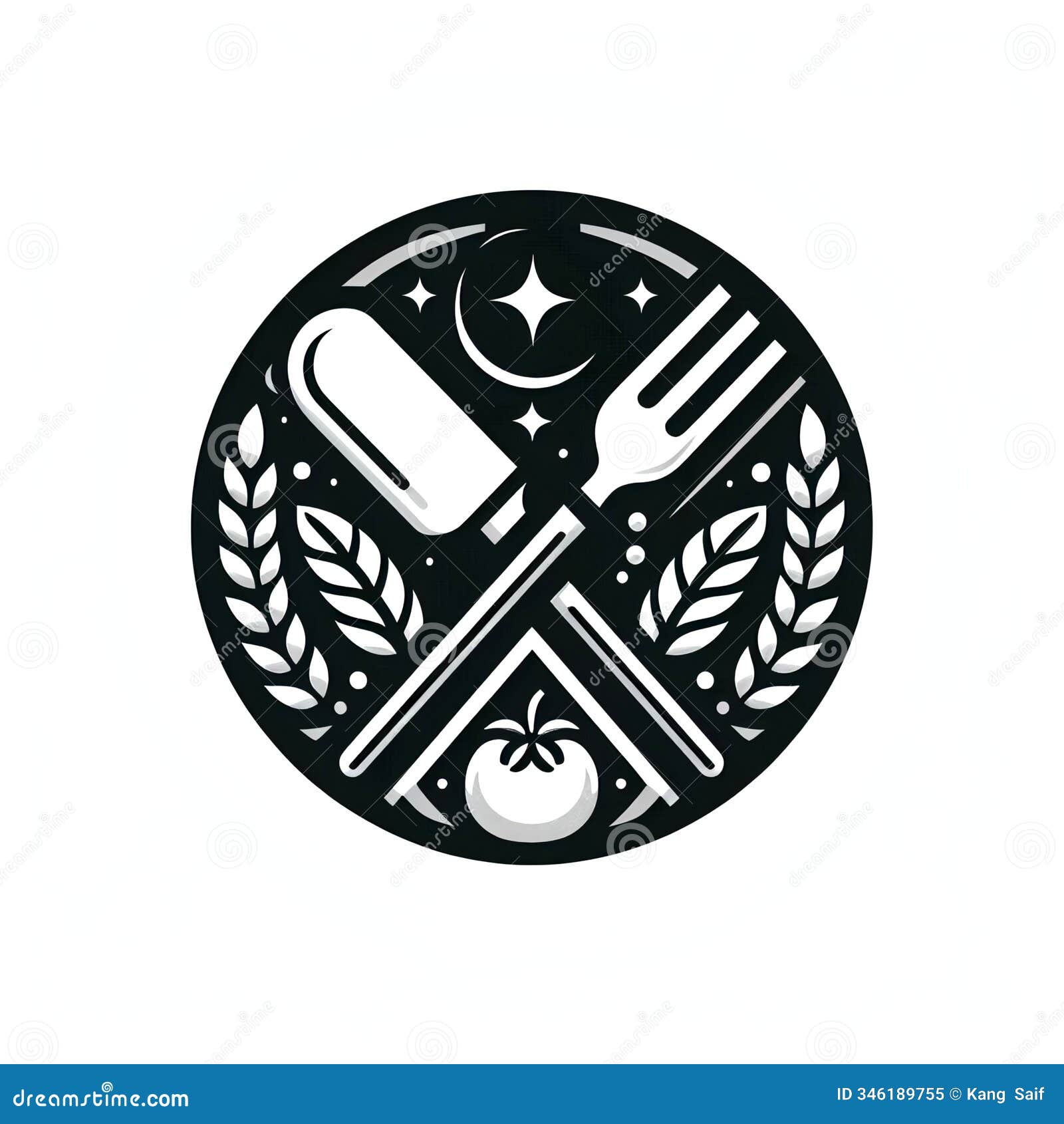 Celestial Supper Club stock illustration. Illustration of design - 346189755