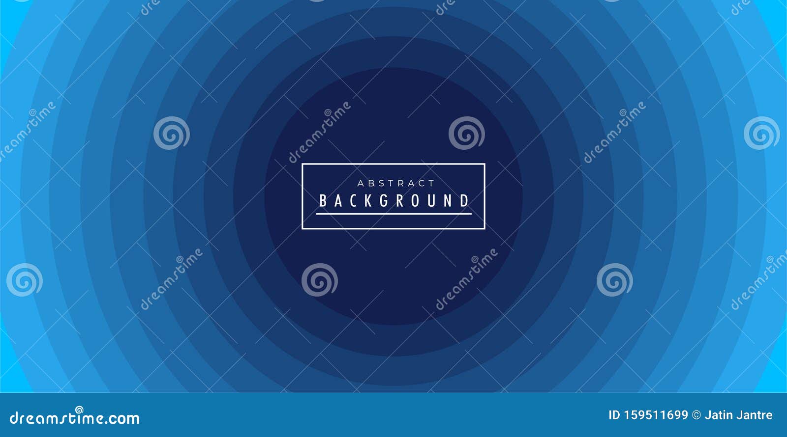 Circular Blue Abstract Background Design Stock Vector - Illustration of ...