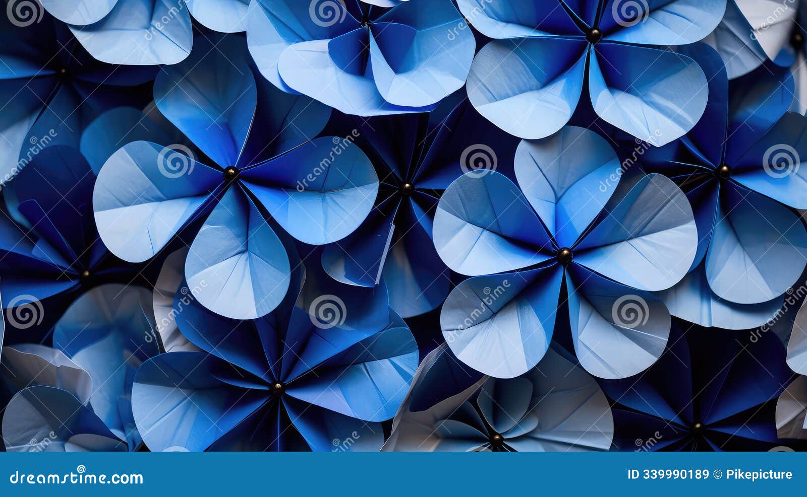 Circular blue pinwheels stock illustration. Illustration of formation ...