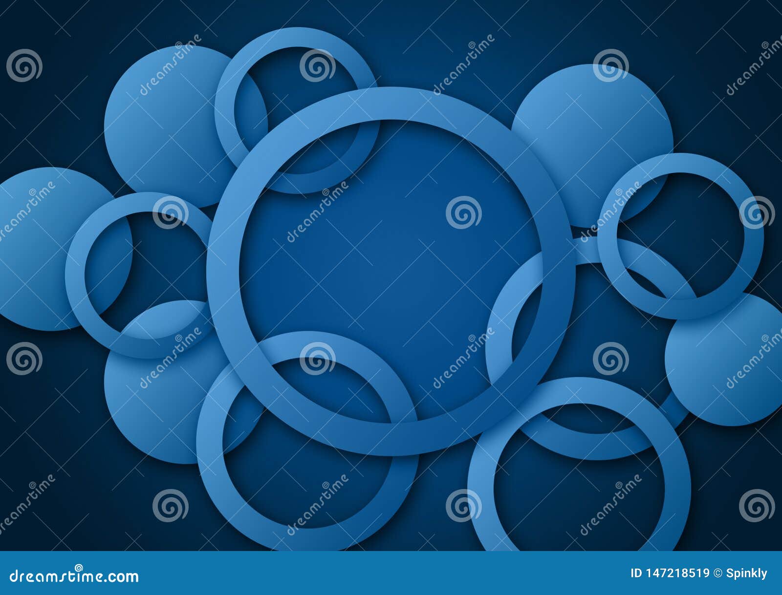 Circular Blue Textured Wallpaper Design Stock Image - Image of ...