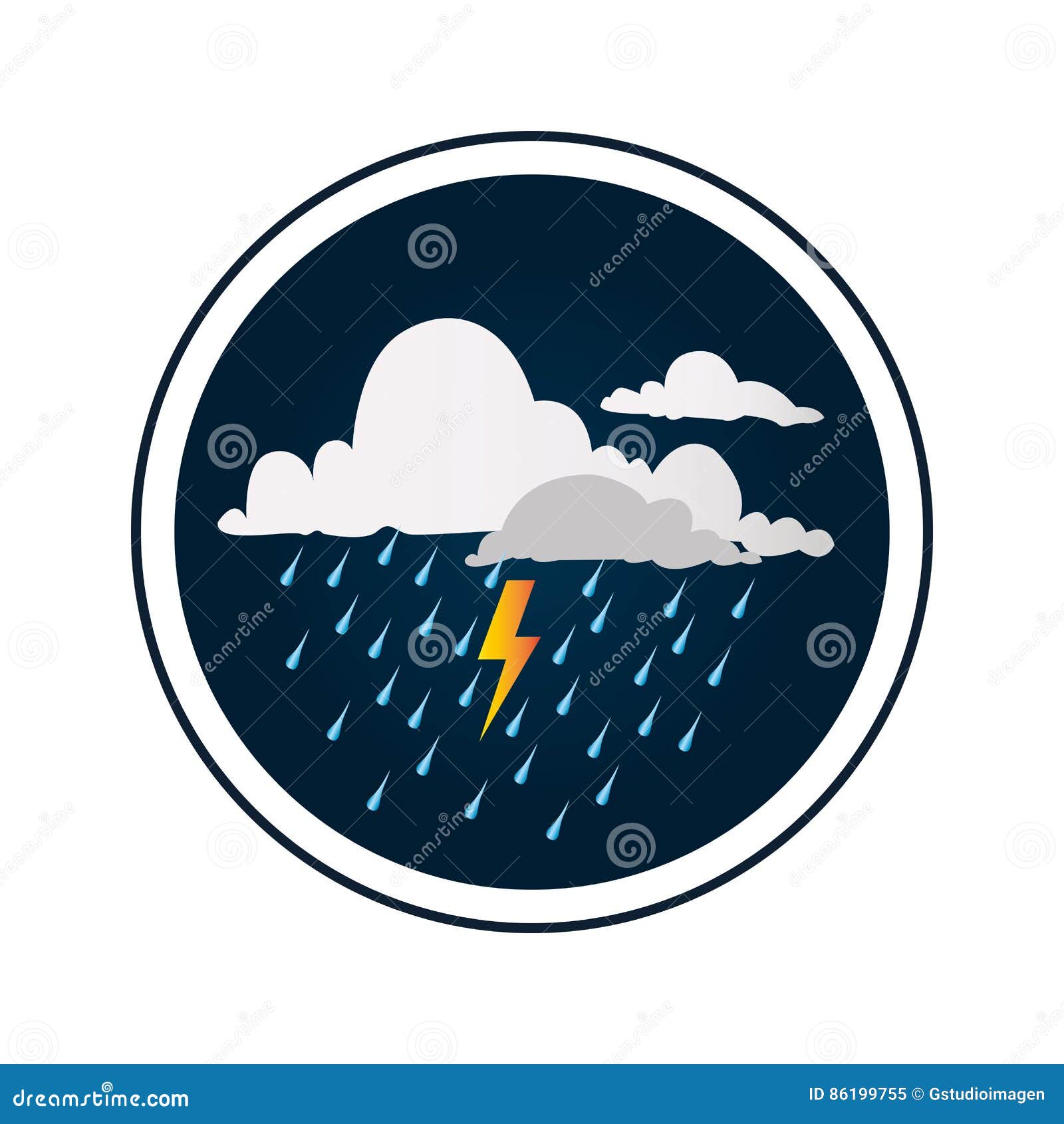 Circular Thunder Musical Note Logo Design Template. Yinyang Logo ...