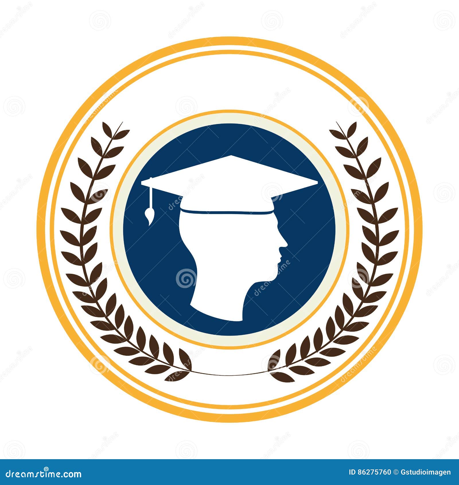 Silhouette Graduate Icon, Student Education Logo, Square Academic Cap ...
