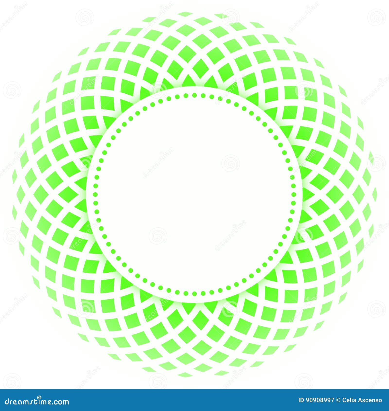 Circular Border Frame Invitation Card Stock Illustration - Illustration ...