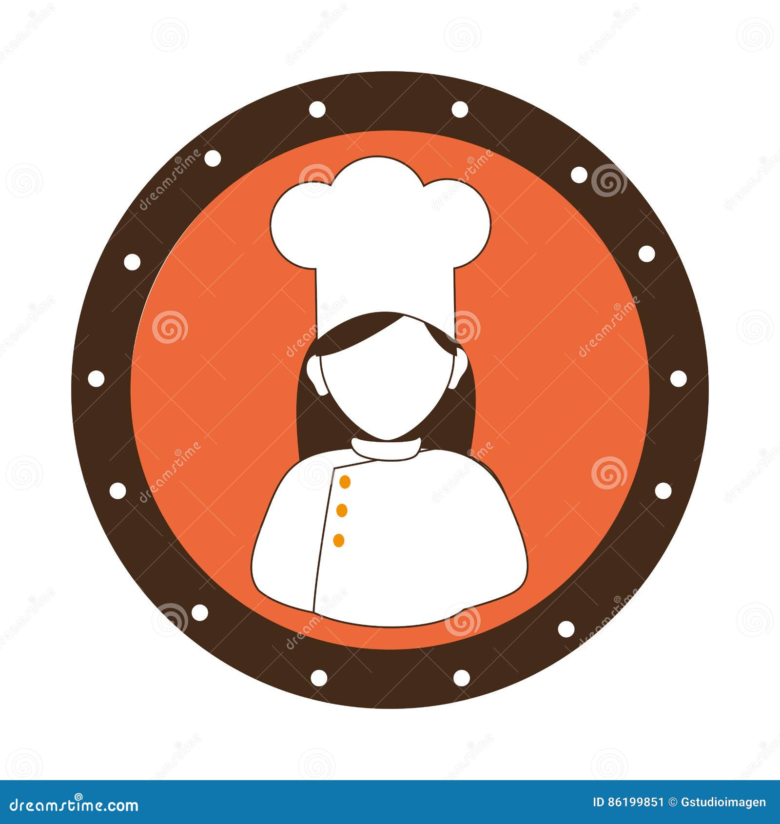Chef Cooking In Kitchen Clipart Borders