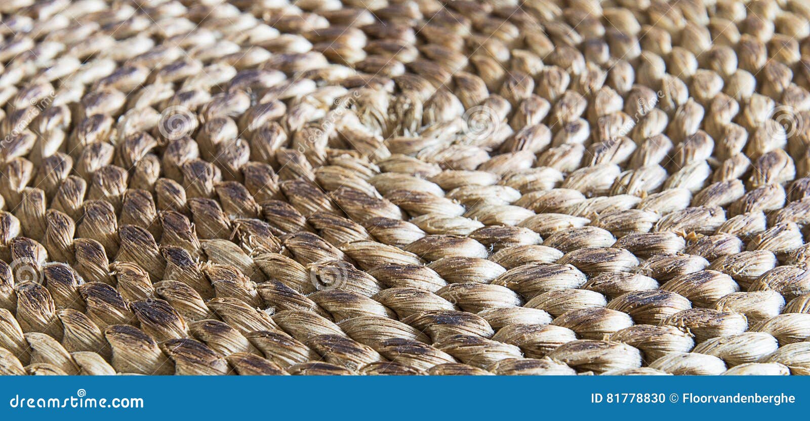Circular Braided Straw Texture Stock Photo - Image of spoon, texture ...